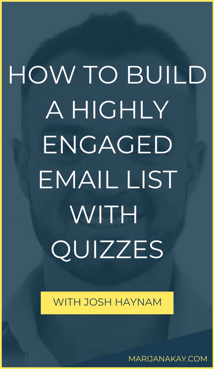 #15: How to Build a Highly Engaged Email List Using Quizzes With Josh Haynam - Marijana Kay