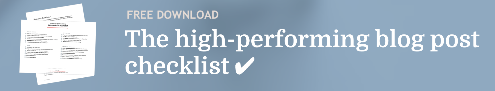 Blog Post Checklist: 25 Steps For High-Performance Content - Marijana Kay